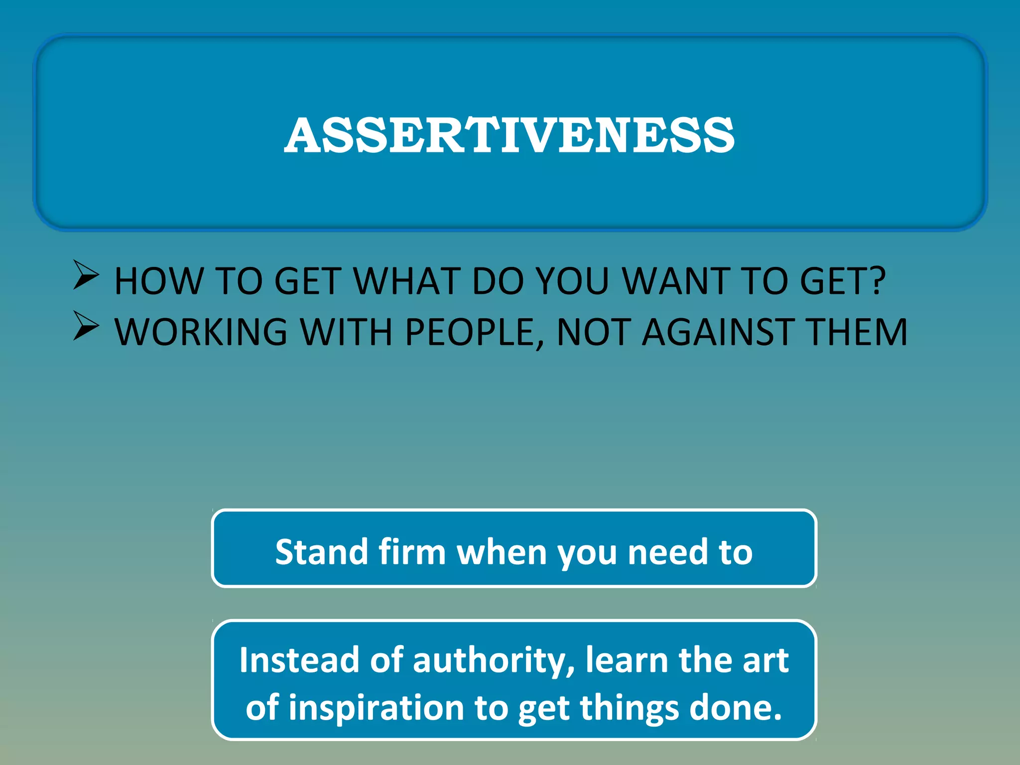 Communication Skills - Assertiveness | PPT