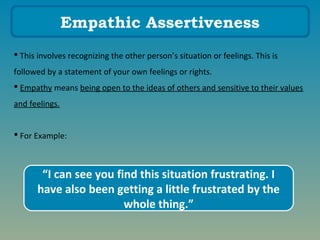 Communication Skills - Assertiveness | PPT