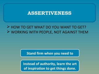Communication Skills - Assertiveness | PPT