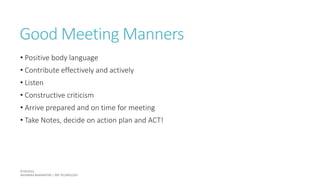 Professional Communication Etiquette | PPTX