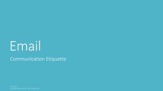 Professional Communication Etiquette | PPTX