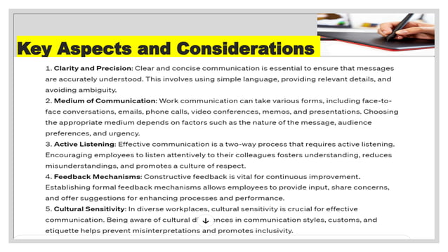 Communication for work purposes in English | PPTX