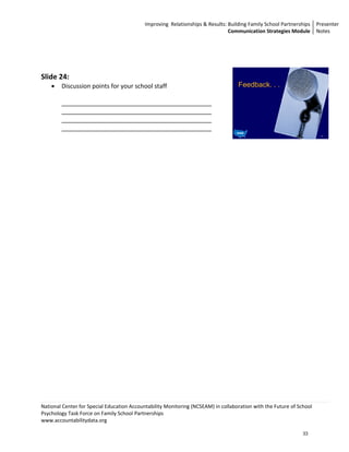 Unit 2: Communication - Parental Involvement Notes | PDF