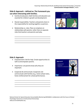 Unit 2: Communication - Parental Involvement Notes | PDF