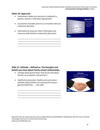 Unit 2 Communication Parental Involvement Notes Pdf