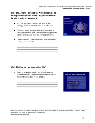 Unit 2: Communication - Parental Involvement Notes | PDF