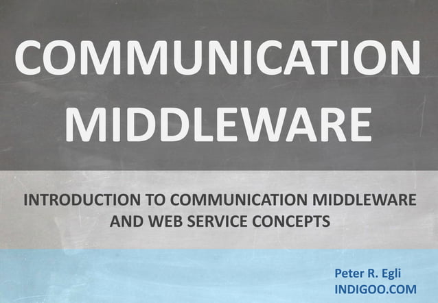 Communication middleware | PDF