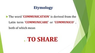 Communication - Part 1 | PDF