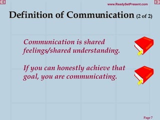 COMMUNICATION POWERPOINT | PPT