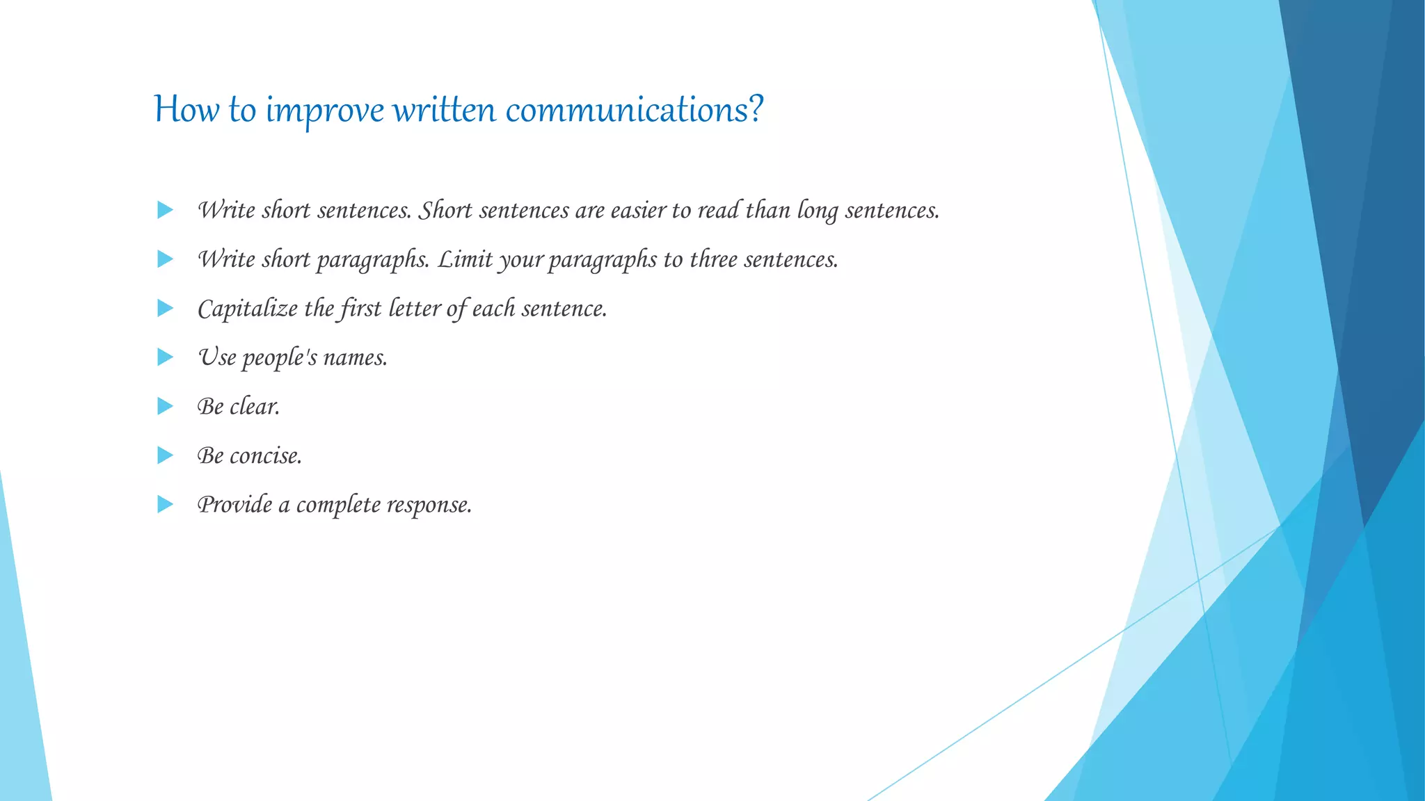 Communication Skills - Office purpose | PPTX