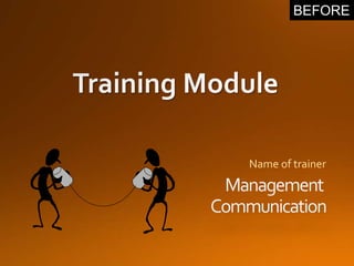 PowerPoint Communication Training Presentation Makeover | PPTX