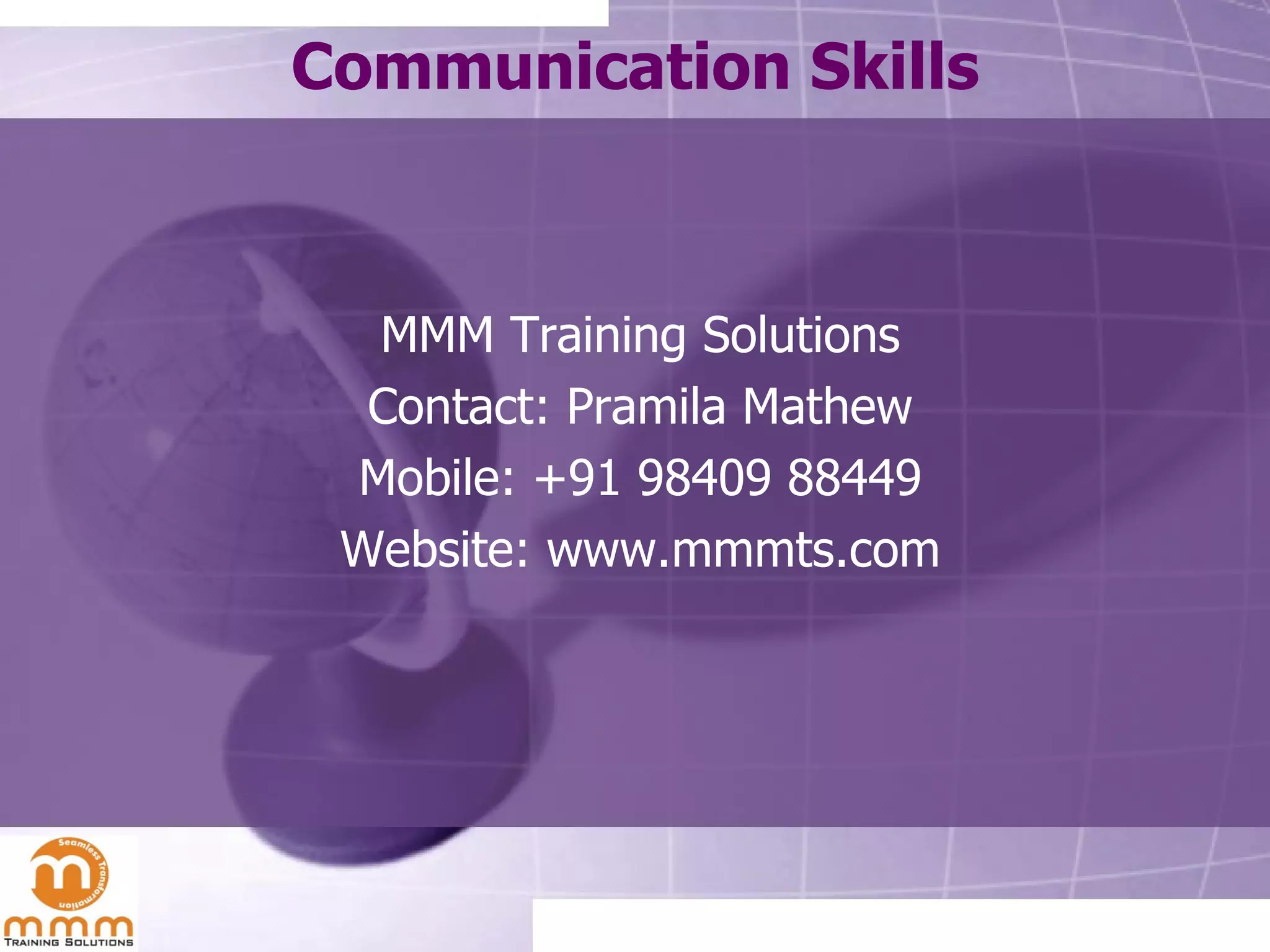 Communication Skills | PPT | Computer Networking | Computing