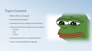 Communication skills-body-language-presentation | PPTX