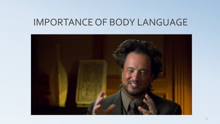 Communication skills-body-language-presentation | PPTX