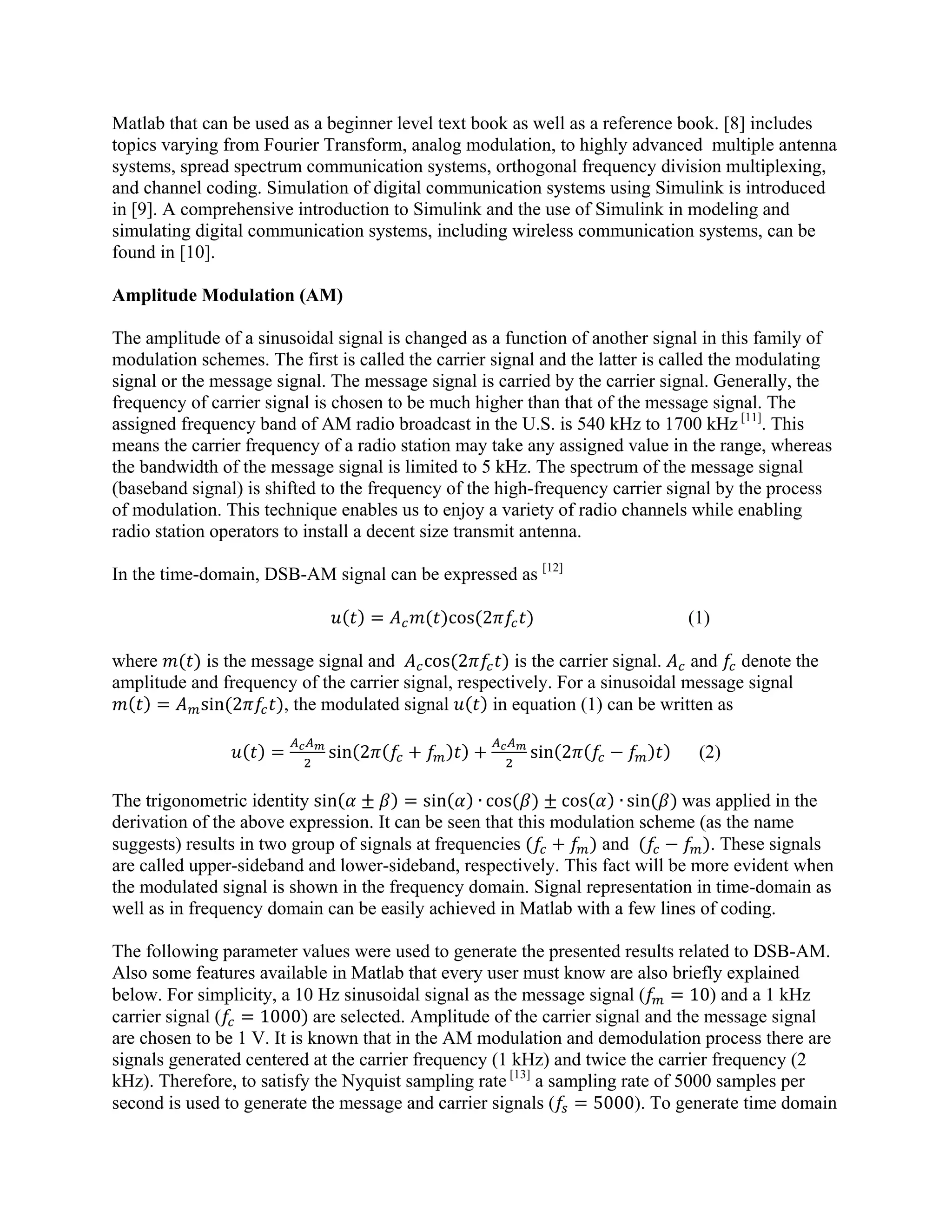 Communication systems-theory-for-undergraduate-students-using-matlab | PDF | Undergraduate ...