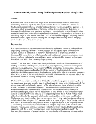 Communication systems-theory-for-undergraduate-students-using-matlab ...