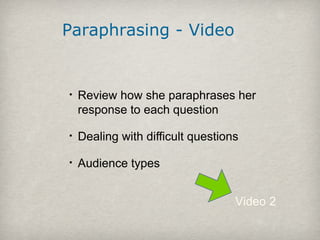 Communication Techniques | PPT