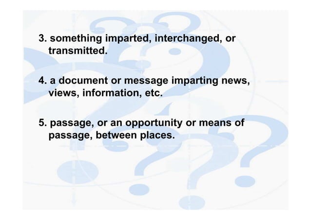 Communication - The Basics | PPT