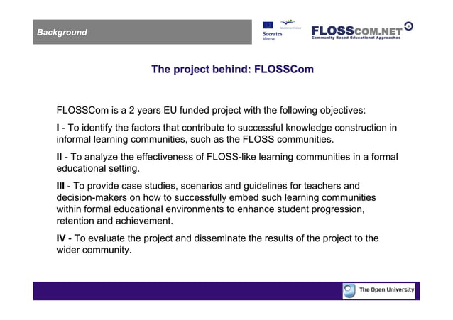 Communication tools in FLOSS communities | PPT