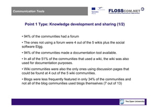 Communication tools in FLOSS communities | PPT