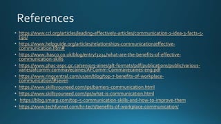 Communication skills development of skills | PPT