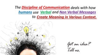 Communication 101 | PPTX