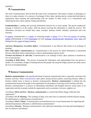 BusinessCommunication 1st chapter | DOC