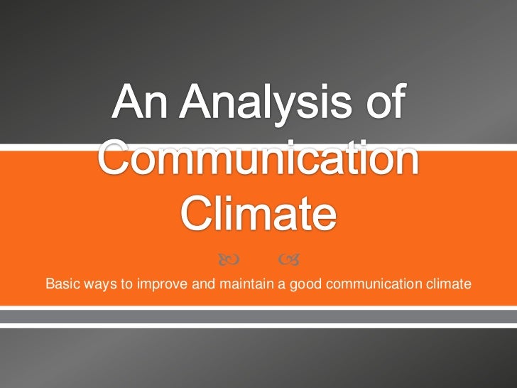 Communication%20 climate[1]
