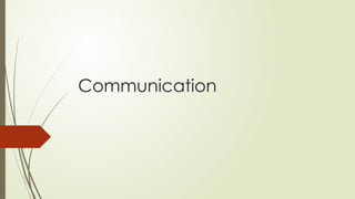 Basic Communication skills and how it can be applied | PPTX