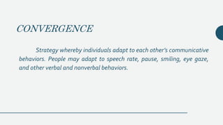 Communication Accommodation Theory | PPTX