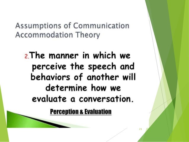 Communication accommodation theory