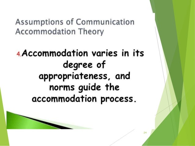 Communication accommodation theory
