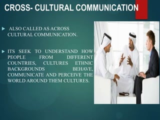 Communication across culture | PPT