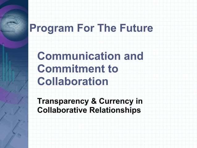 CCC: Communication and Commitment to Collaborate | PPT