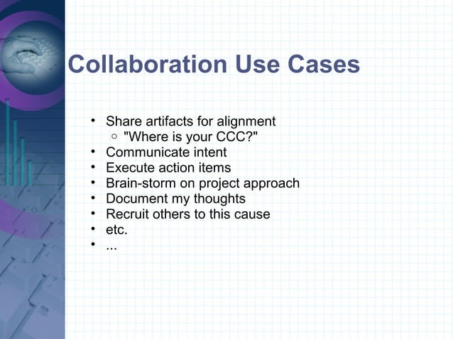 CCC: Communication and Commitment to Collaborate | PPT