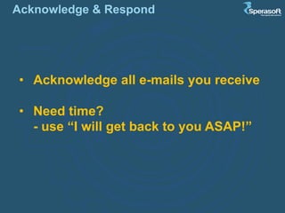 Communication E-mail Best Practices | PPT