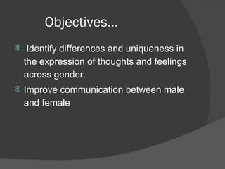 Communication and gender[1] | PPT