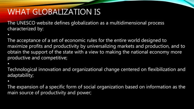 Communication and globalization | PPTX