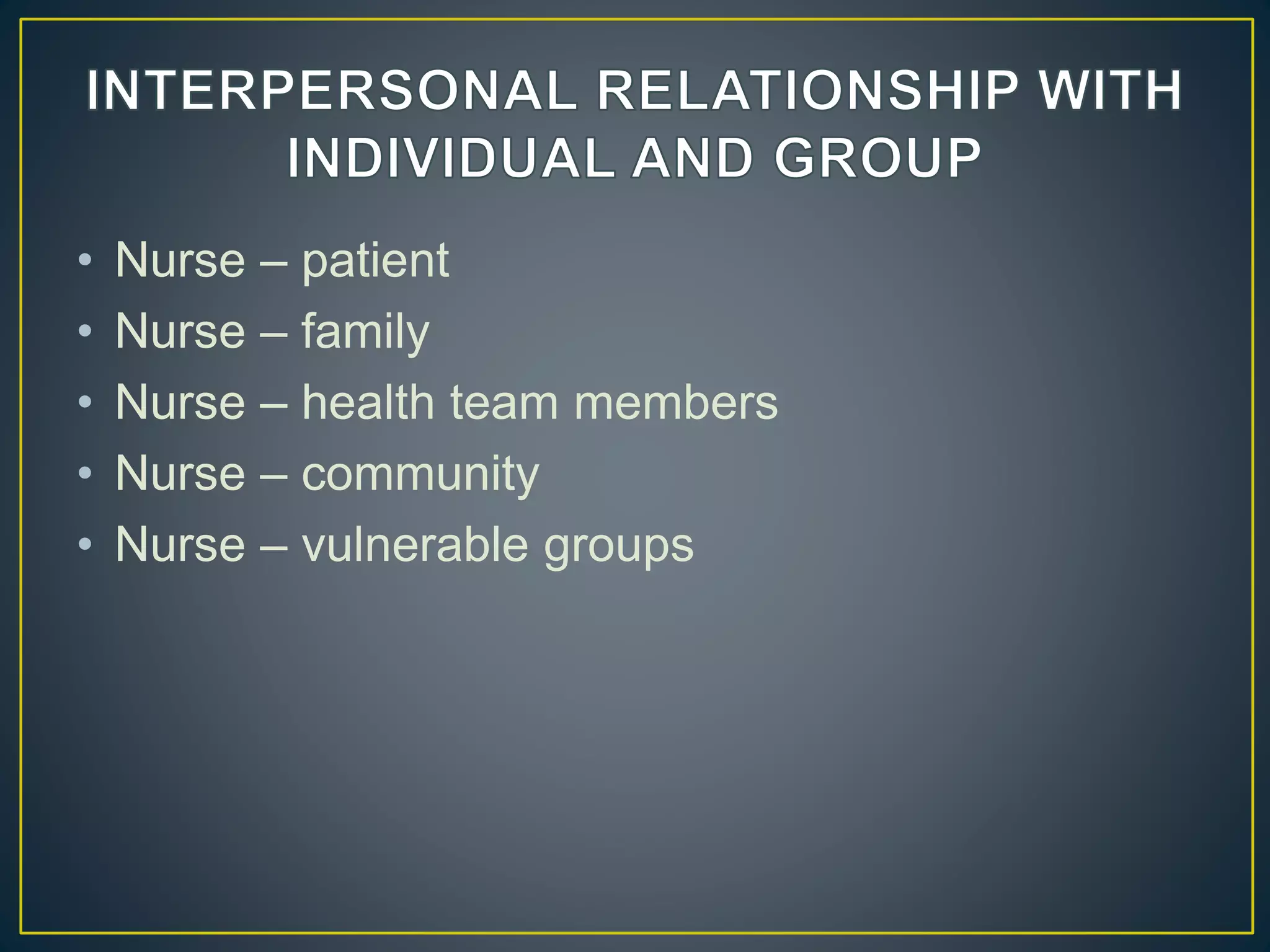 Communication and interpersonal relationship | PPTX