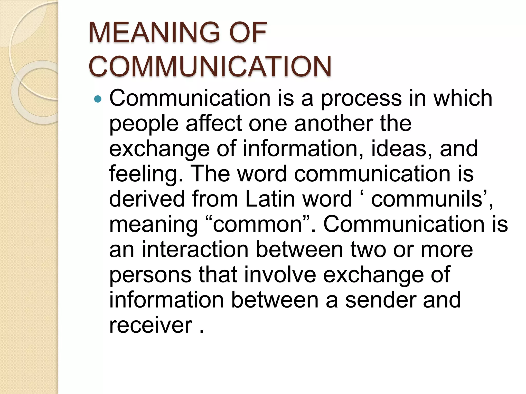 Communication and interpersonal relationship | PPTX | Family and ...