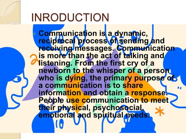 Communication and interpersonal relationship | PPTX | Family and Relationships