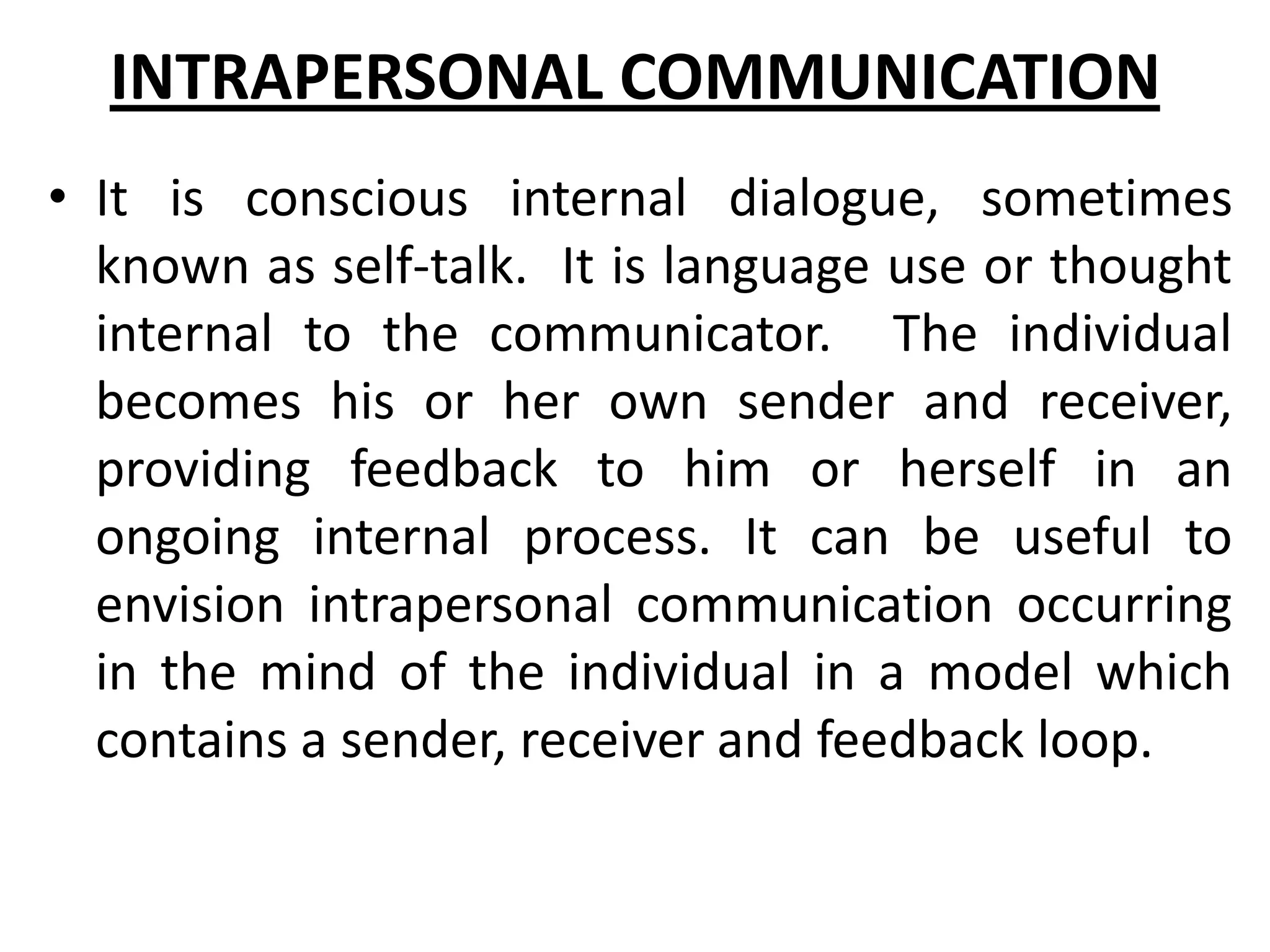 Communication and interpersonal relationships ppt | PPTX