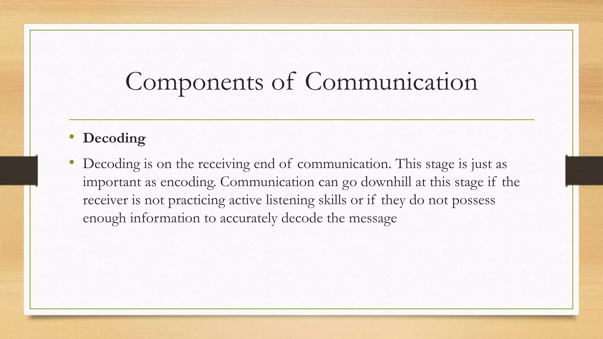 Communication and its elements | PPTX