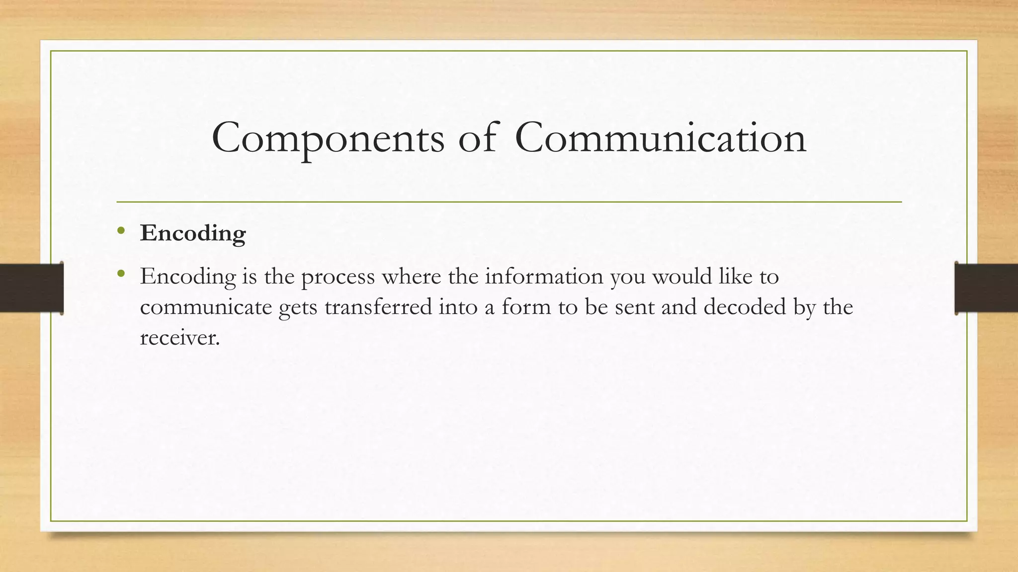 Communication and its elements | PPTX