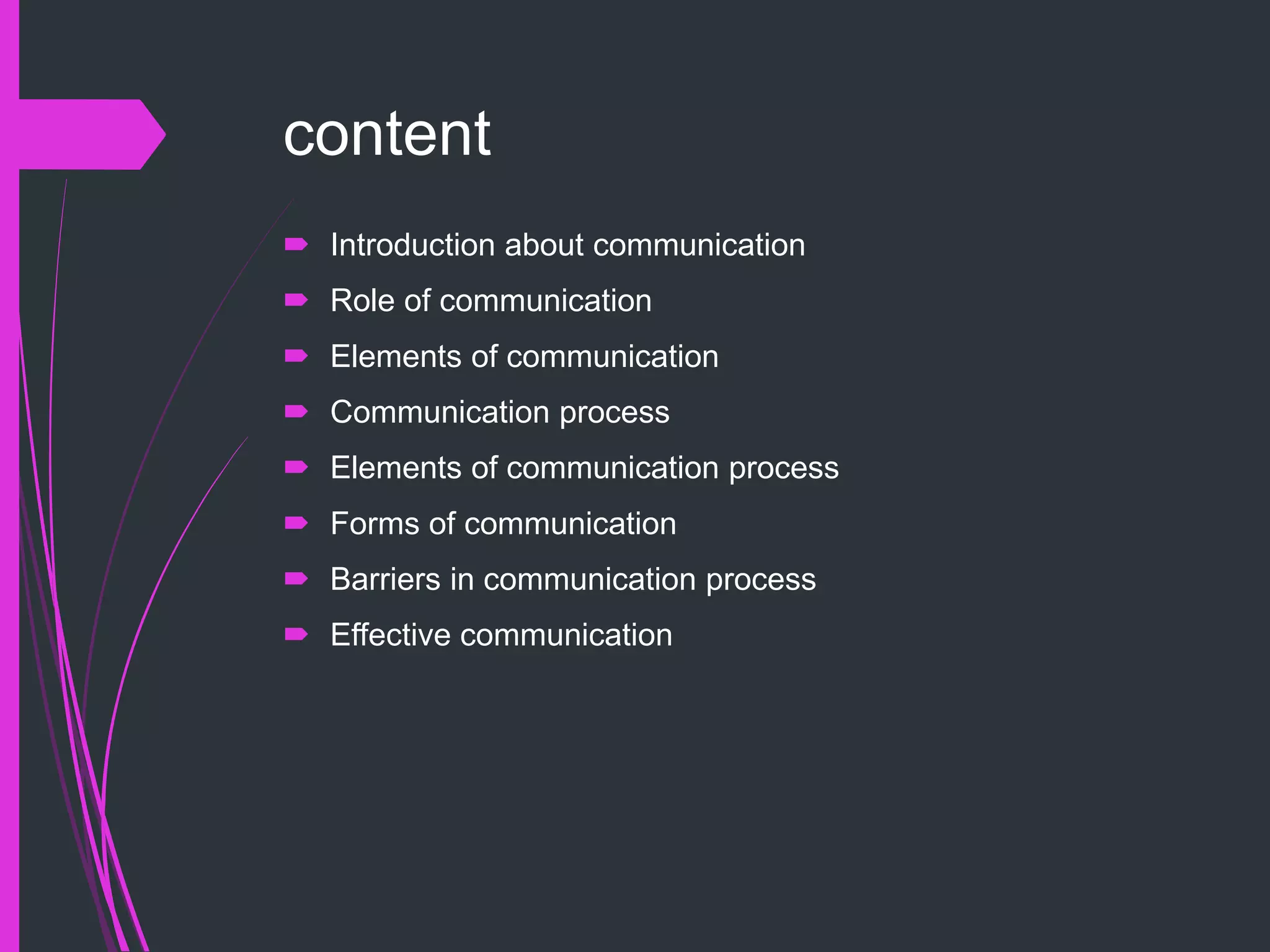 Communication and its processes | PPTX