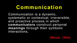 Communication and Language ~ An Overview | PPT