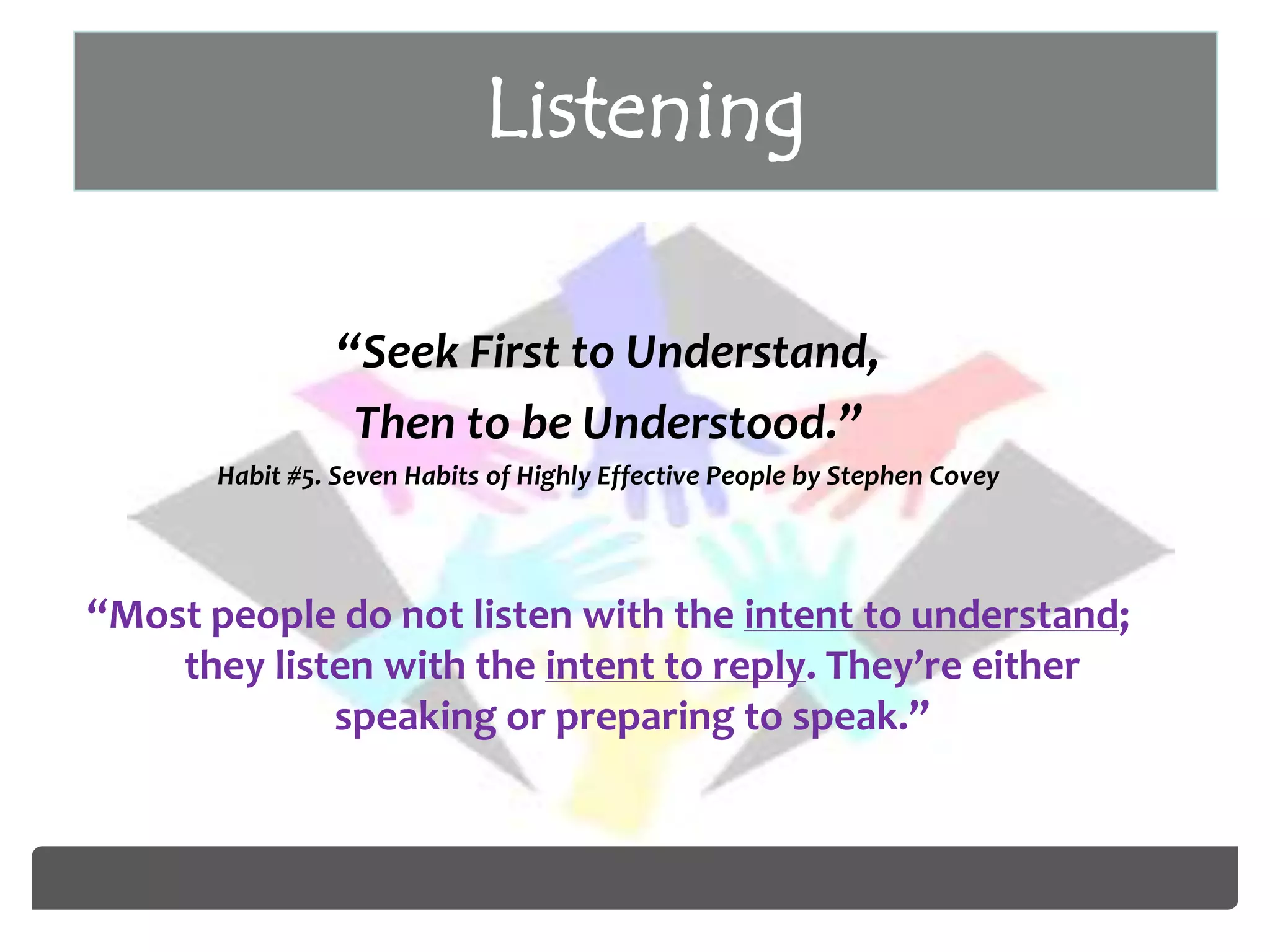 Essentials of Communication and Listening Skills | PPTX