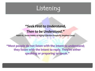 Essentials of Communication and Listening Skills | PPTX