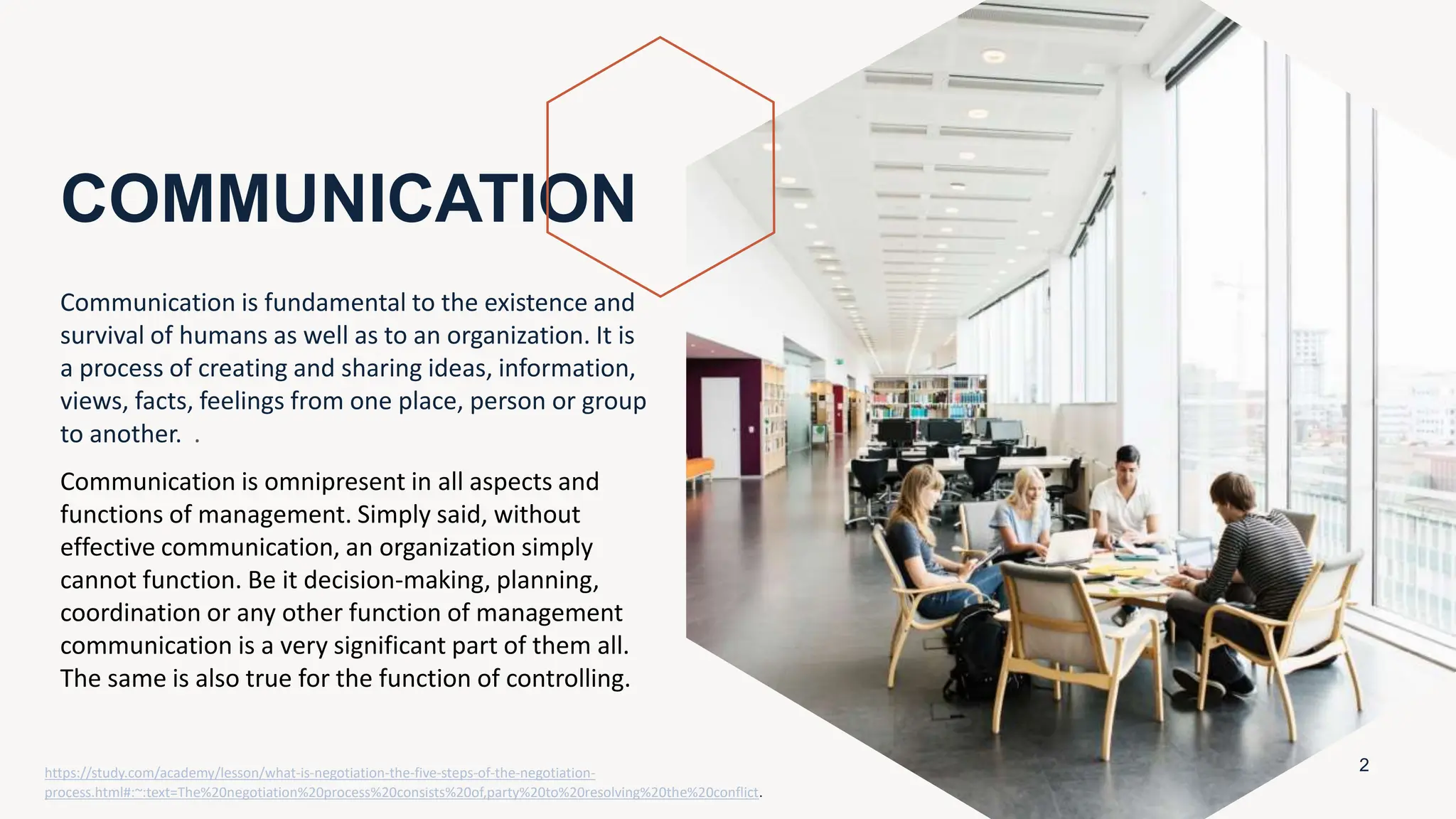 Lecture : COMMUNICATION and NEGOTIATION | PPT