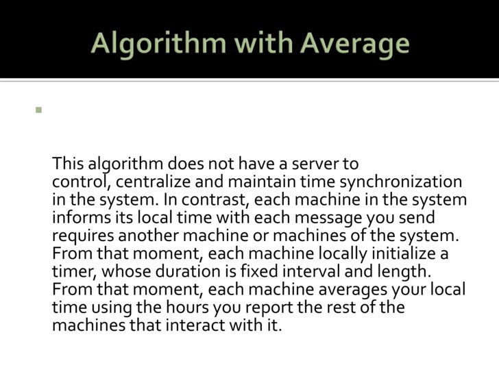 Communication And Synchronization In Distributed Systems
